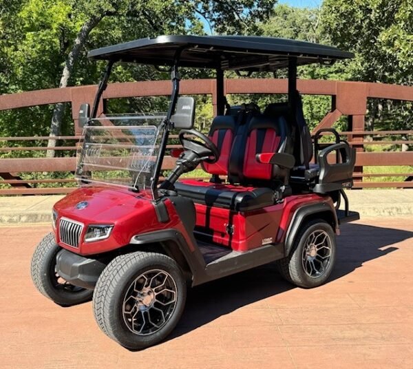 Evolution D5 Ranger 2+2 PLUS (Red) - classicgolfcarts.co.za